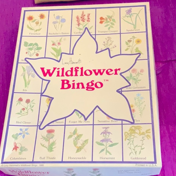 Other | Vintage Wildflower Bingo | Poshmark